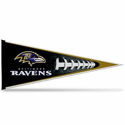 Baltimore Ravens NFL Pennant 12"x30" Officialy Licensed Made in USA | eBay