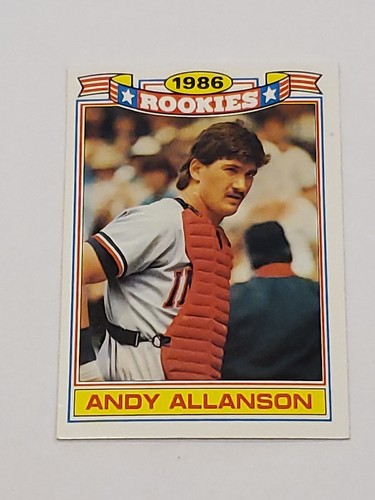 1987 Topps Rookies Commemorative Set #1 Andy Allanson Cleveland Indians ...