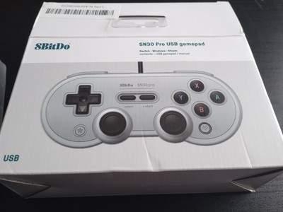 8BitDo - SN30 Pro Wired Controller for Switch and Windows - Gray- NEW ...