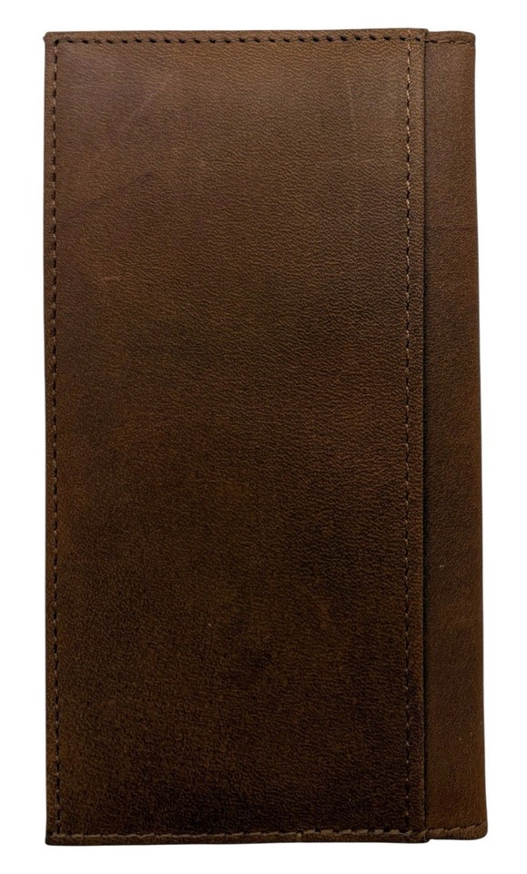 Buck Deer Skull Leather Secretary Pocket Wallet by Enmon-New | eBay