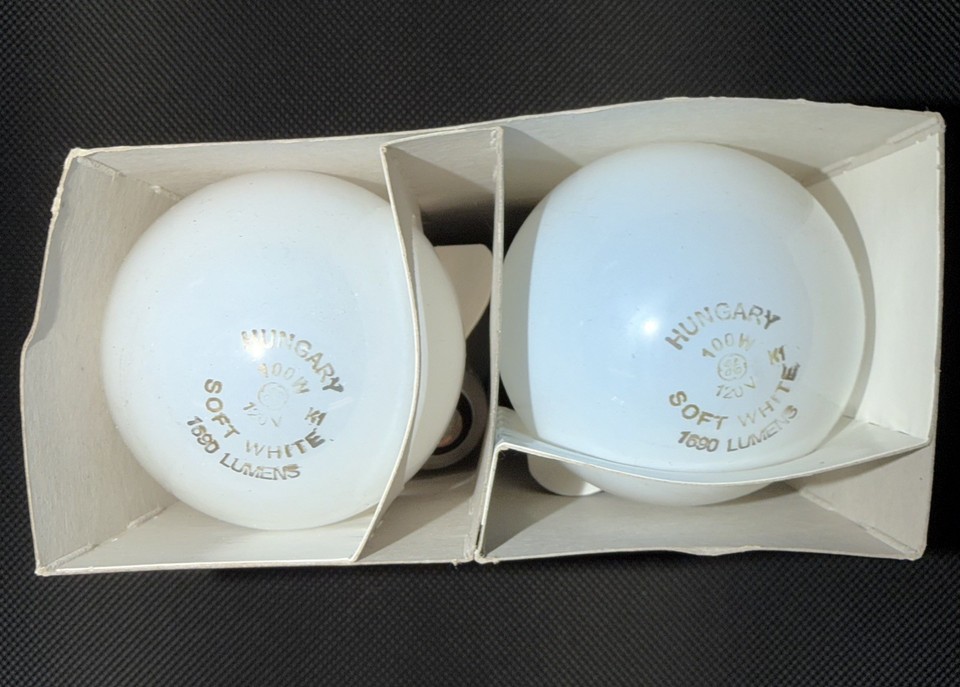 NEW GE Soft White 100 Watt Light Bulbs - Pack of 4 - A19 | eBay