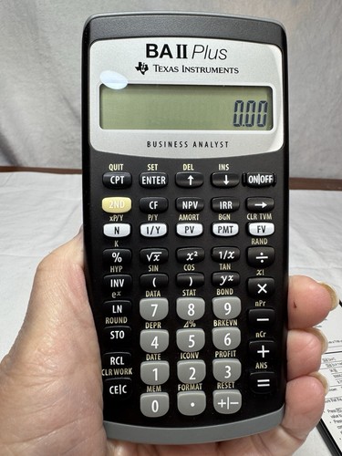 Texas Instruments BA II PLUS Financial Handheld | eBay