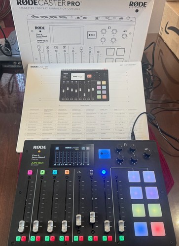 RODECaster Pro Podcast Mixer with Original box, manuals ect. | eBay