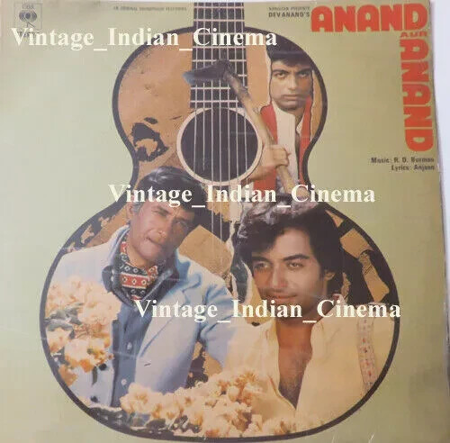 Anand Aur Anand 1984 Dev Anand R. D. Burman Bollywood Rare Vinyl LP 12 ...