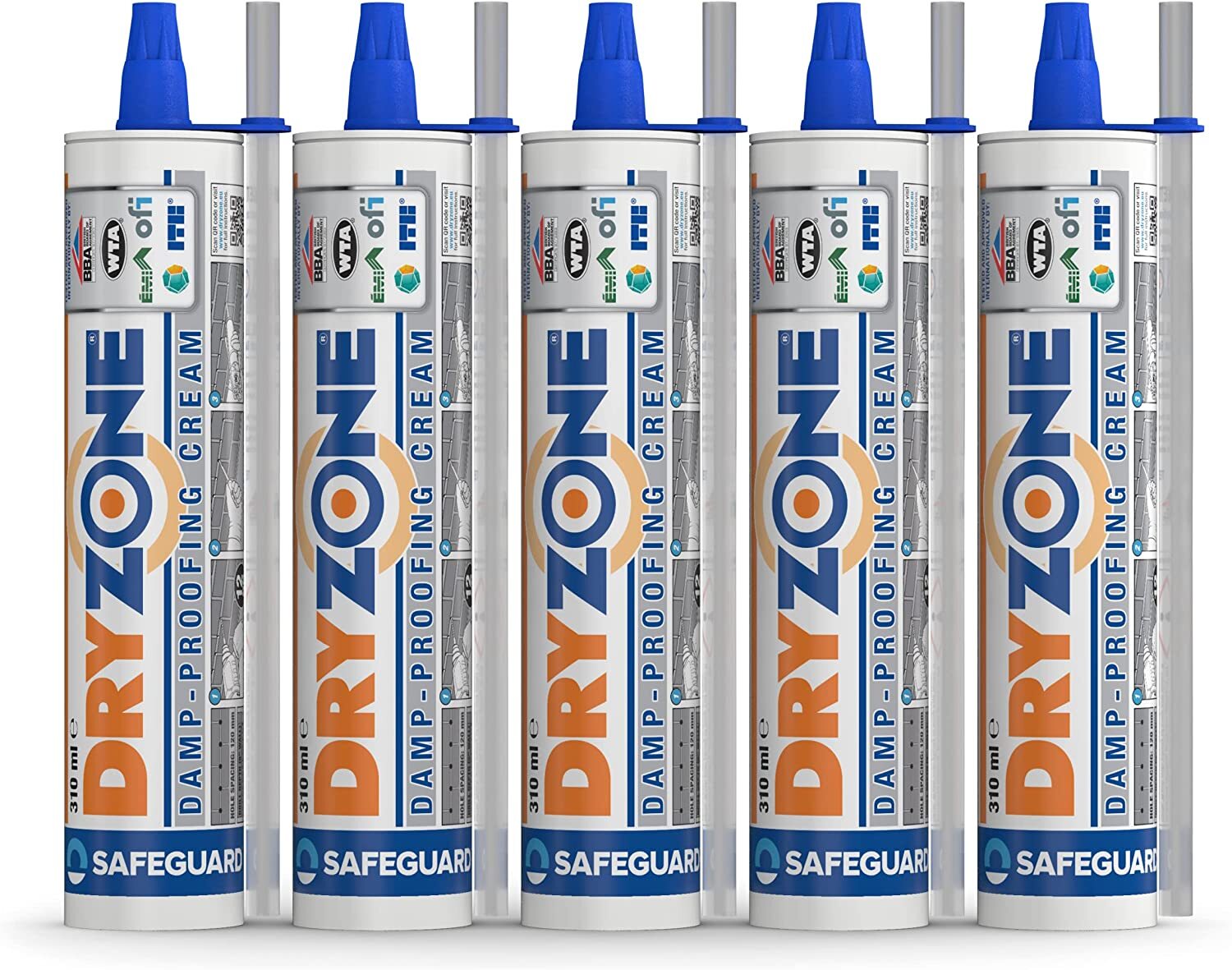 Dryzone Damp Proofing Cream Kit Wall - DPC Injection, Cox Mastic Gun ...