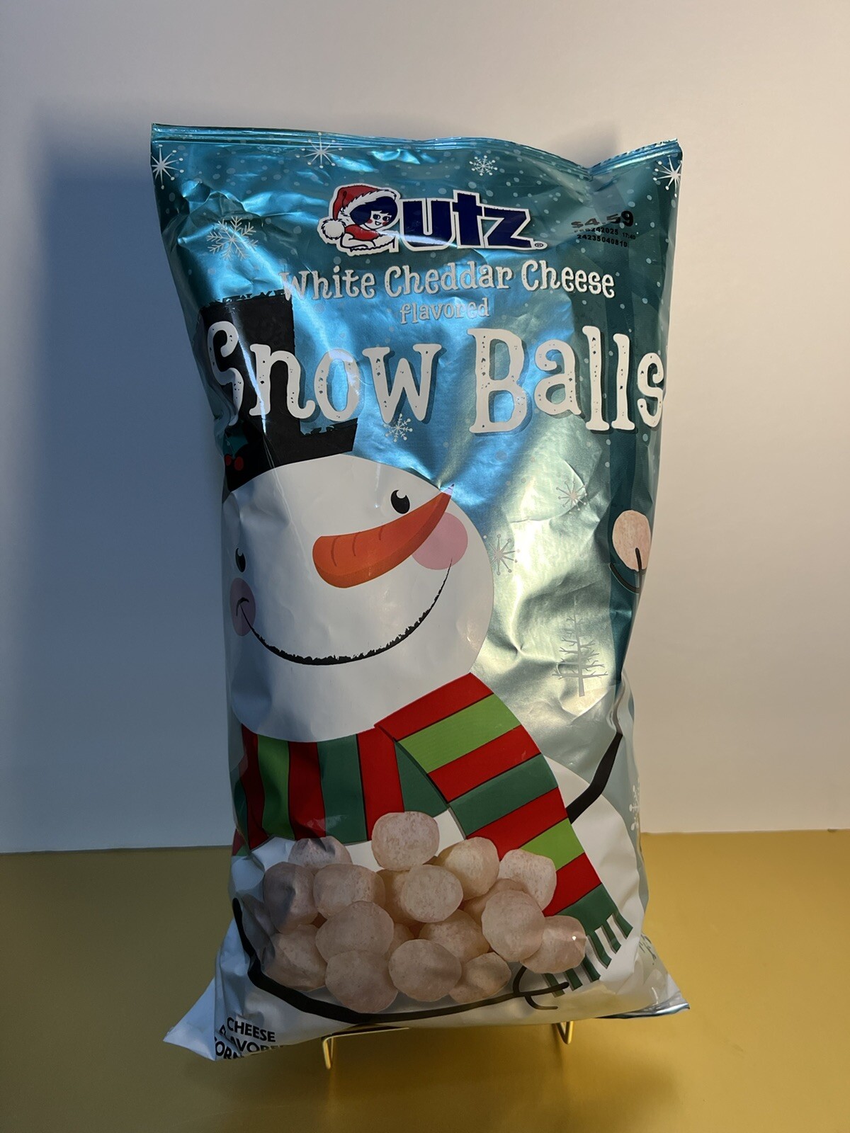 🔥 New Limited Edition UTZ Cheese Balls White Cheddar Snow Balls Bag 8 ...