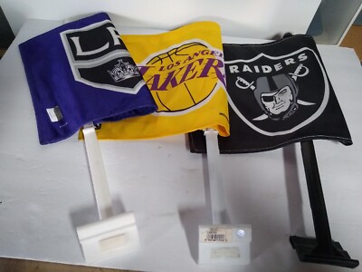 Los Angeles Lakers team car flag lot RAIDERS & KINGS Officially ...