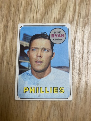 1969 Topps Baseball Mike Ryan Philadelphia Phillies Card #28 | eBay
