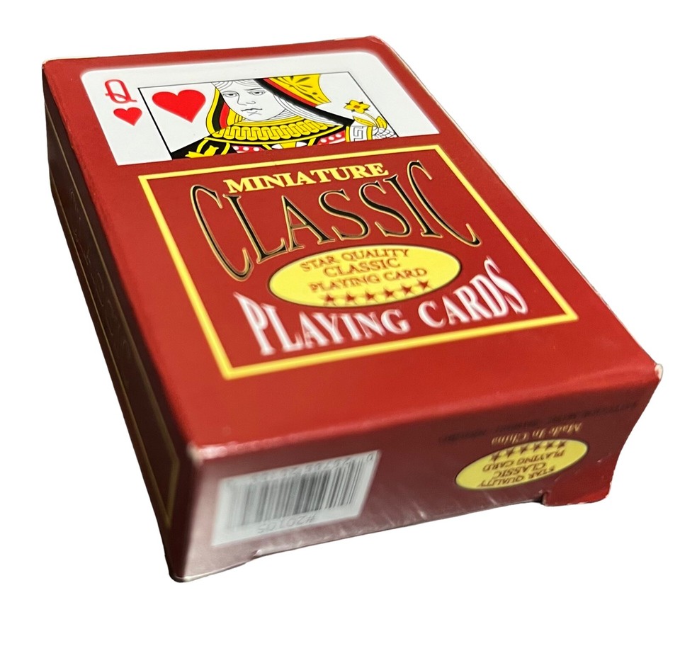 Mini Playing Cards Miniature Travel Tiny Poker Deck Set Ship From USA ...