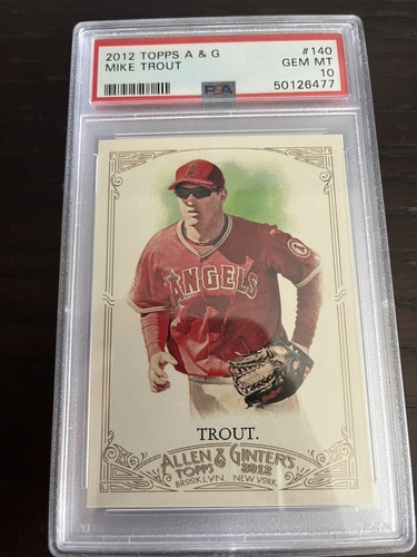 2012 Topps Allen & Ginter #140 Mike Trout Gem Mint PSA 10 | eBay