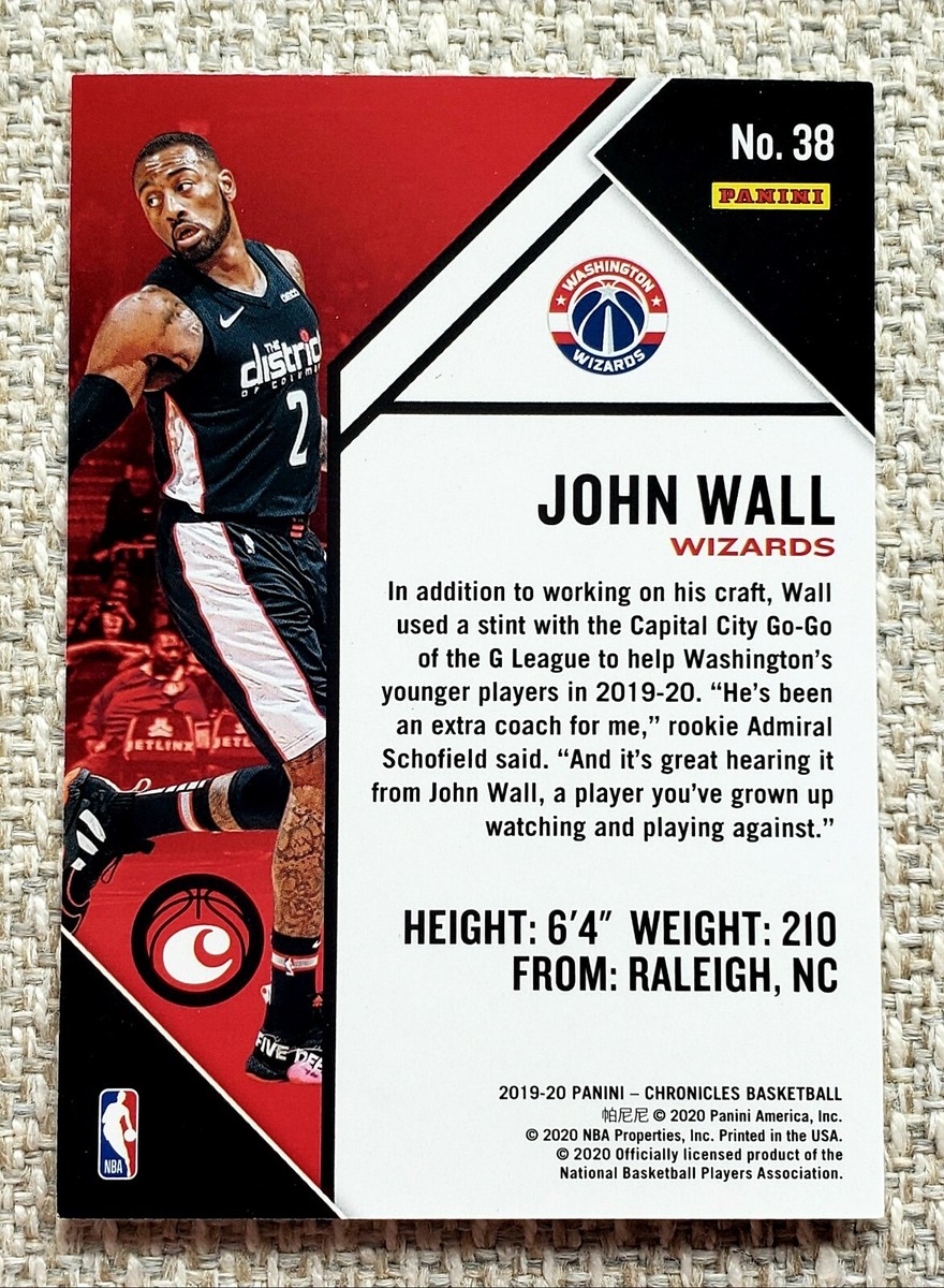 John Wall Logo John Wall Autographed Jersey White Nike Swingman DC