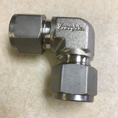 Swagelok 316 Stainless 90 Elbow Union 1/2" Tube to 1/2" Tube SS-810-9 ...
