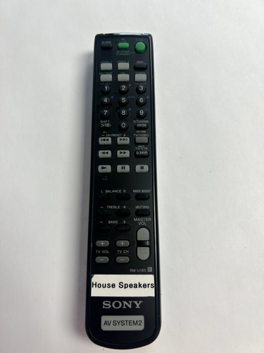 2C: SONY RM-U185 Remote Control | eBay