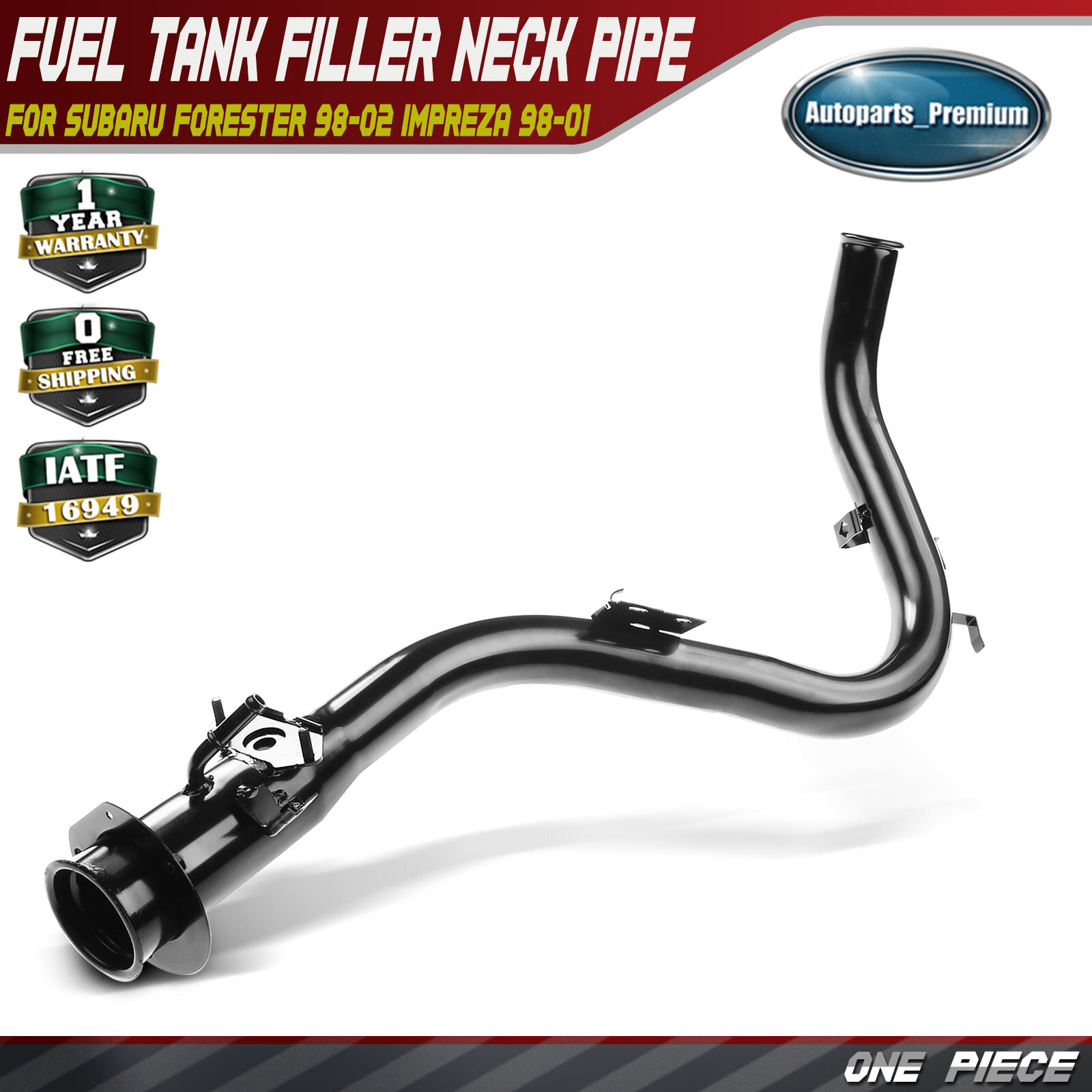 Fuel Tank Filler Neck Tube Pipe for Subaru Forester 98-02 Impreza Exc ...