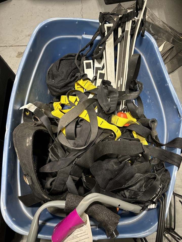 ENTIRE BOX of Random Gym Equipment Including TRX, Formfit Flow 360 ...