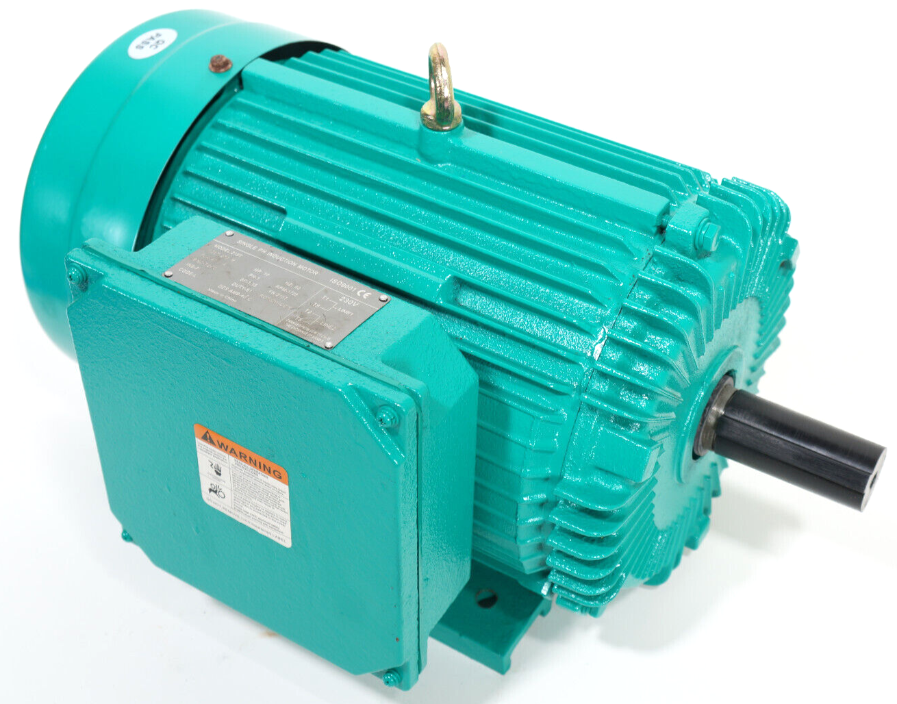 10HP Single Phase Electric Motor Cast Iron 215T 1725RPM 220V 230V 240V ...