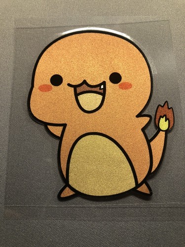 Charmander Pokemon Car Vinyl Sticker Waterproof Cute 8cm x 8cm | eBay