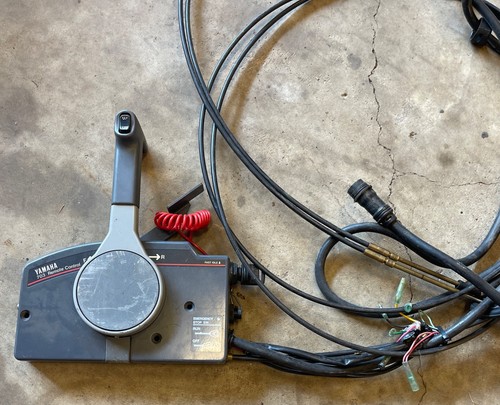 OEM Yamaha Remote Control Box Side Mount 703 remote control With Cables ...