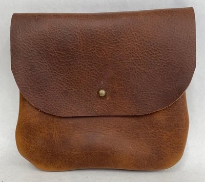BISON BUFFALO LEATHER POSSIBLES BALL BAG BELT POUCH MADE IN THE US FREE ...
