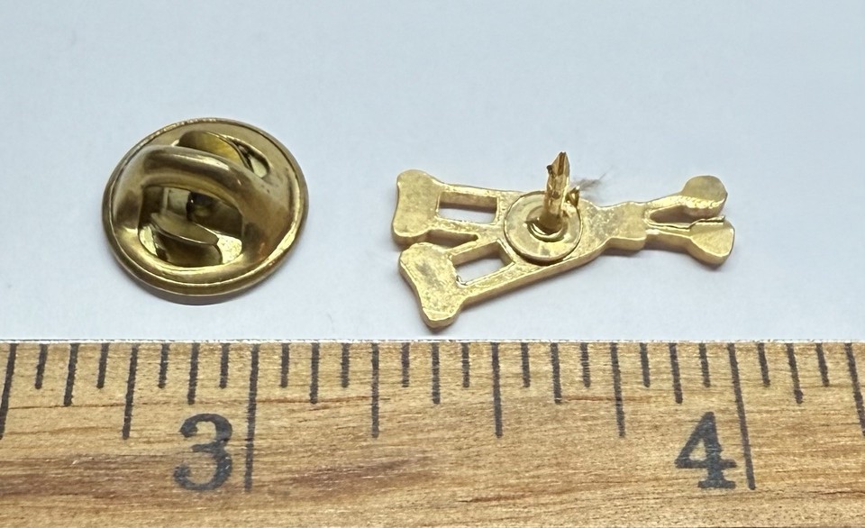 Vintage Bilateral Axillary Crutches Injury Surgery 3D Lapel Pin (P192 ...