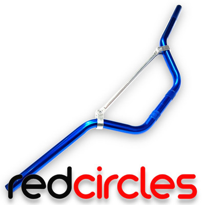 BLUE 22mm PIT BIKE HANDLE BARS fit 125cc 140cc 160cc STOMP M2R 10TEN ...