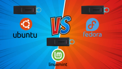 Triple Linux USB Pack (Ubuntu vs Linux Mint vs Fedora) - 3 x Live ...