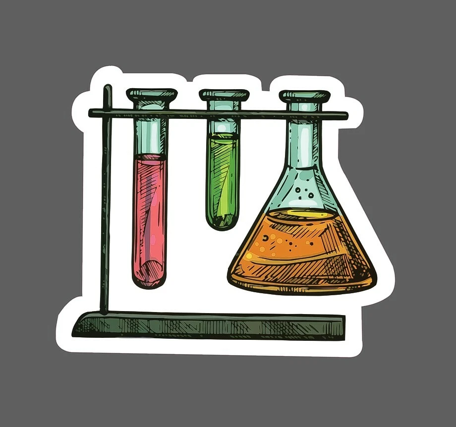 Chemistry Equipment Stickers