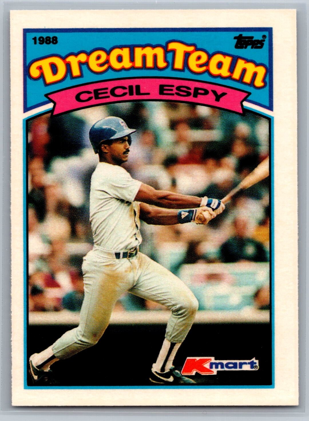 1989 Topps Kmart Dream Team #6 Cecil Espy Texas Rangers | eBay