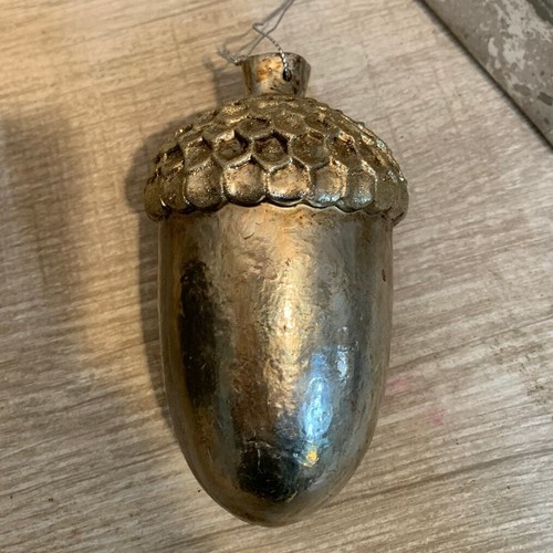 FABULOUS SCARCE VINTAGE SILVER METAL REALISTIC ACORN BUTTON | eBay