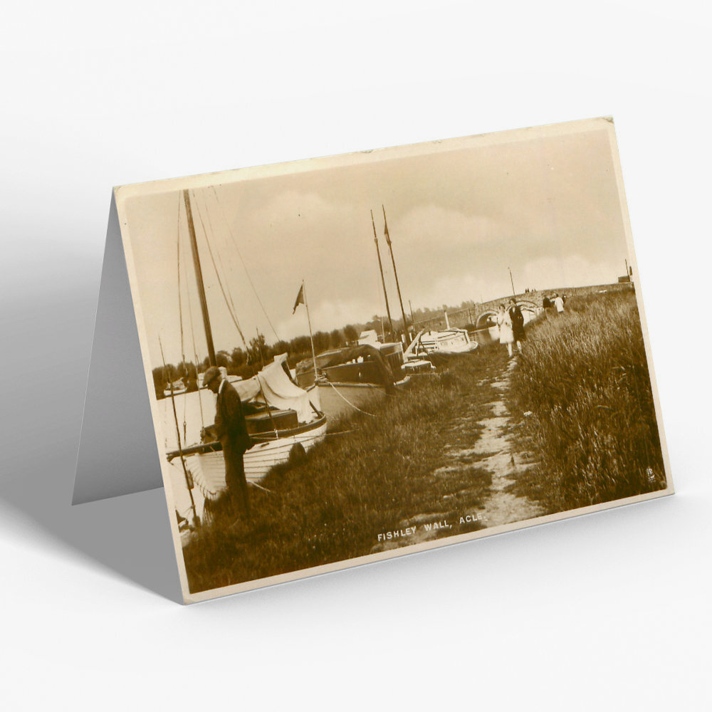 GREETING CARD - Vintage Norfolk - Fishley Wall, Acle | eBay