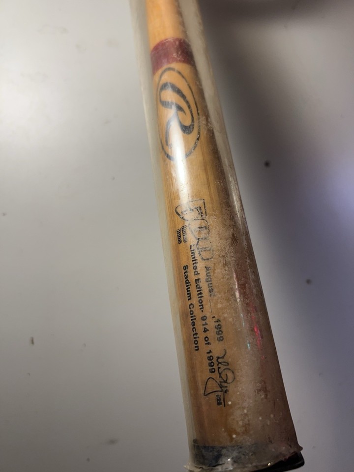 1999 Rawlings Mini Baseball Bat - Mark McGwire 500th Home Run- Limited ...