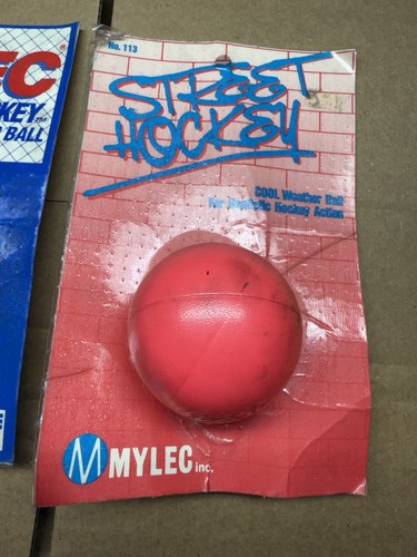 Mylec Cool Weather Street Hockey Ball Puck Vintage NOS Rare | eBay