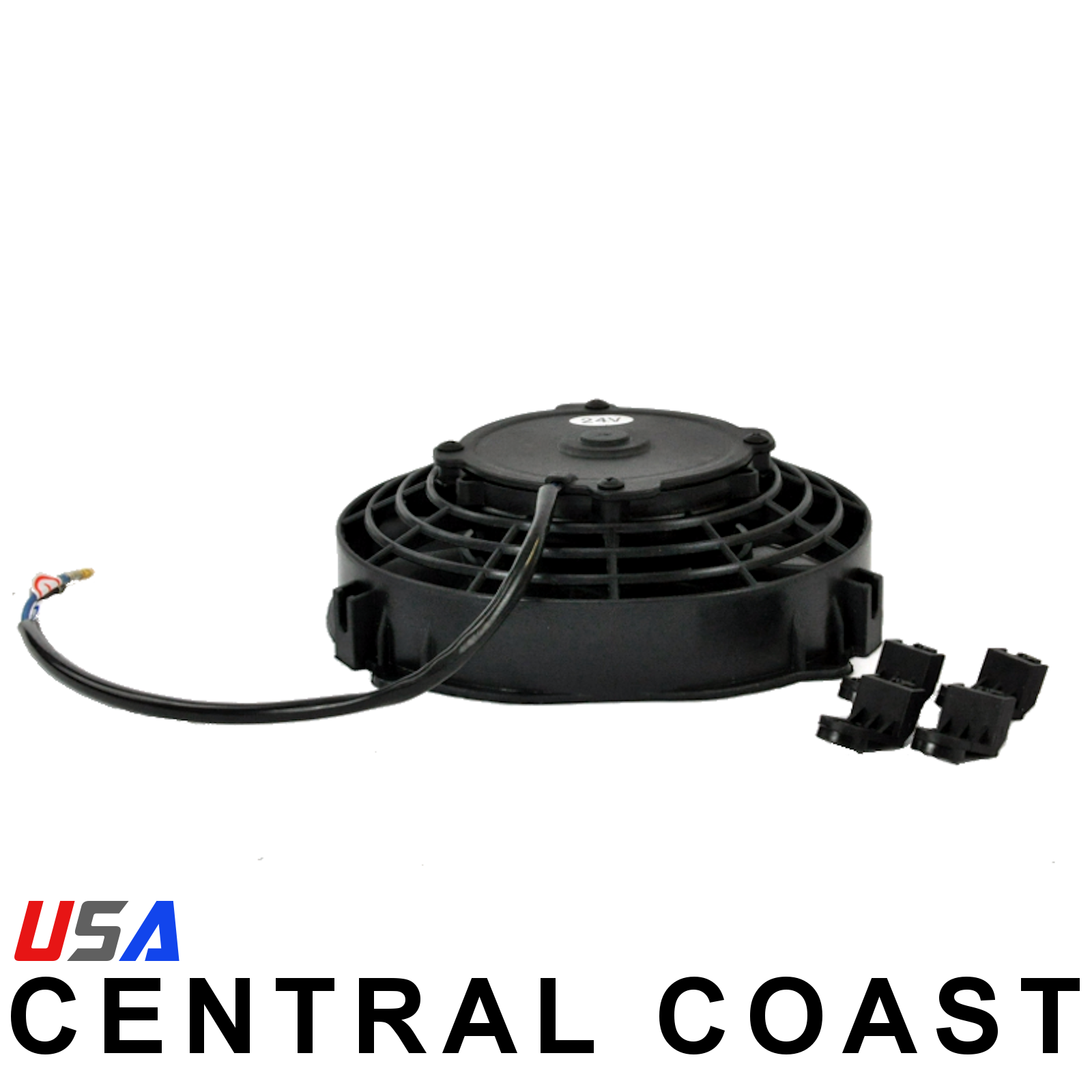 2/8" 24 VOLT 120 Watt UNIVERSAL PUSH/PULL RADIATOR COOLING FAN KIT ...