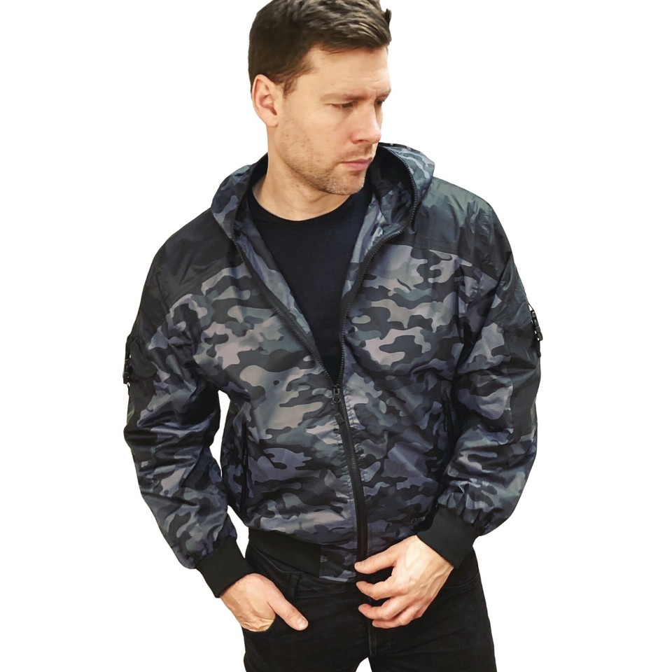 Mens Goggle Jacket Location Bomber Rain Coat EXO Windproof Waterproof ...