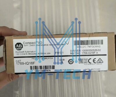 New Factory Sealed 1769-IQ16F SER A CompactLogix 16 Pt 24VDC I/O Input ...