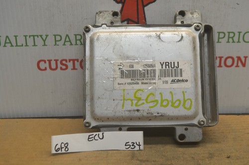 09-10 GMC Sierra Avalanche Engine Control Unit ECU 12625455 Module 534 ...