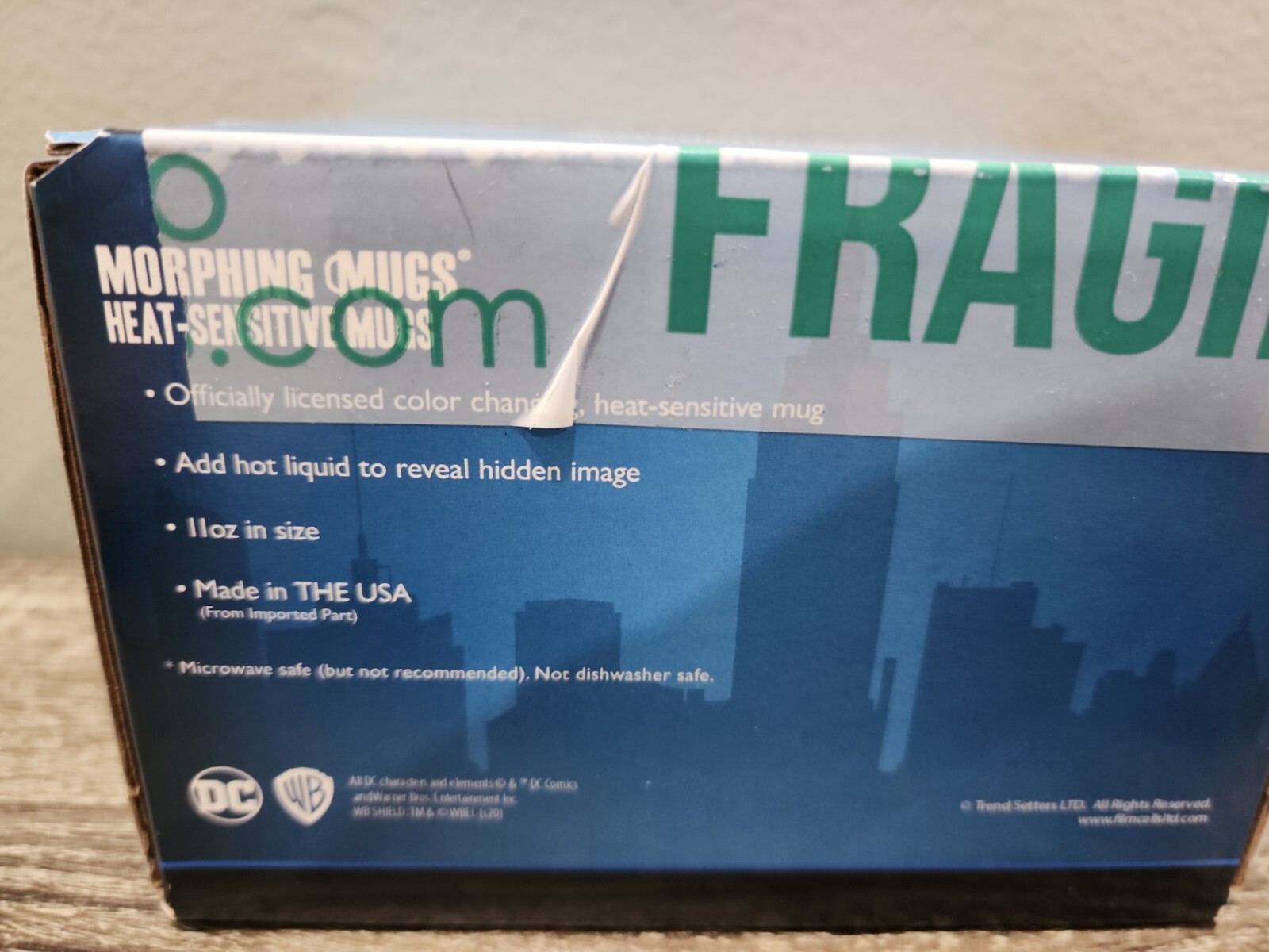 BATMAN THE DARK KNIGHT TRILOGY BANE COLLECTORS MUG 11 OZ CUP HEAT ...