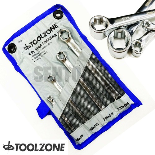 E Torx Spanner Set Female Ring Star Wrench Steel E6 E8 E10 E12 E14 E18 ...