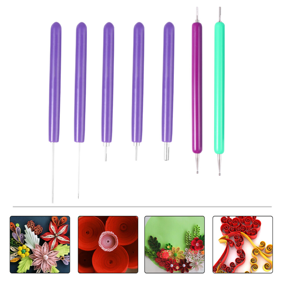 7pcsDIY Paper Quilling Set Paper Quilling Kit Paper Rolling Pen | eBay
