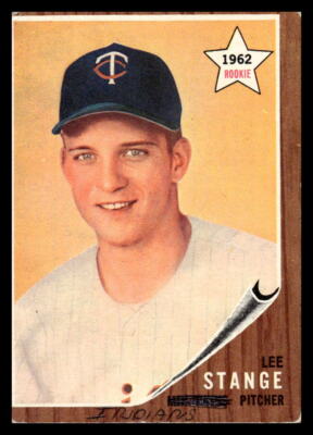 1962 Topps Lee Stange #321 Minnesota Twins Baseball Card | eBay