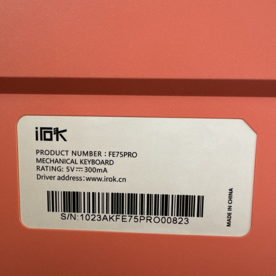 IROK FE75Pro Wireless RGB Hot Swappable Mechanical Keyboard PINK light up | eBay