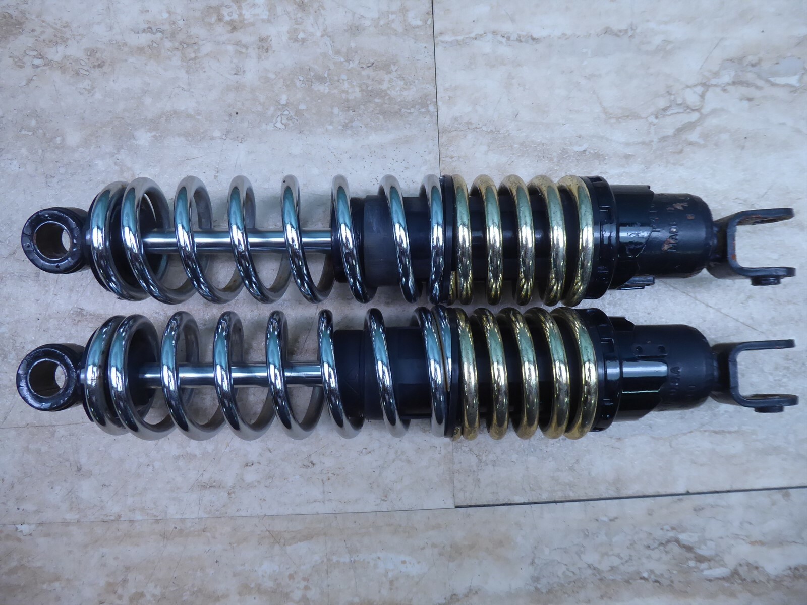 Vintage Custom Motorcycle Progressive Rear Shocks Dampers Pair PL1080 ...