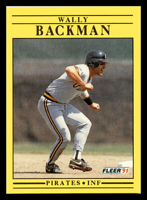1991 Fleer Wally Backman Pittsburgh Pirates #29 Centered Mint | eBay