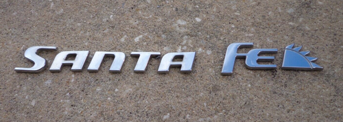 Hyundai Santa Fe OEM Factory Genuine Emblem Letters Badge Decal Logo ...