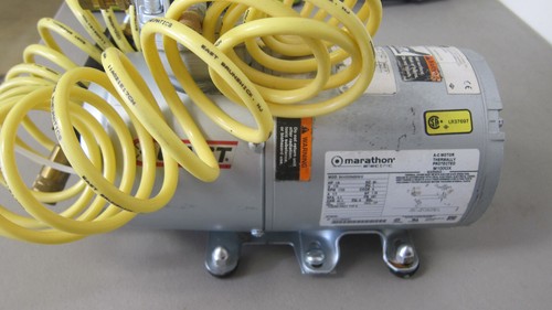 GAST Piston Air Compressor W/MARATHON 5KH33GN293KX M100GX AC Motor ...