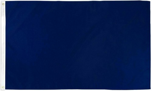 BLUE Solid Color Flag 2X3ft Blank flag SUPER POLYESTER 100D FADE ...