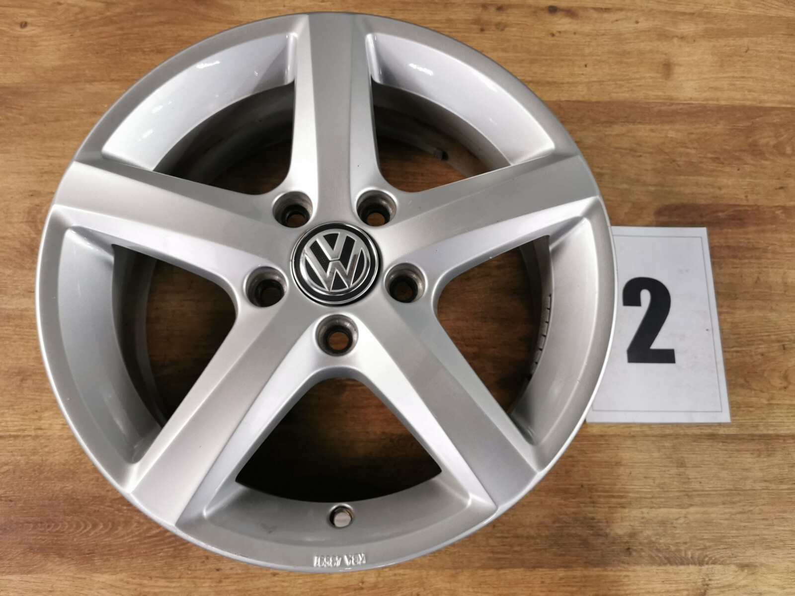 4 Alufelgen VW Aspen 5G0071496 5G060102CE Golf 7 Sportsvan Felgen 6Jx16 ...