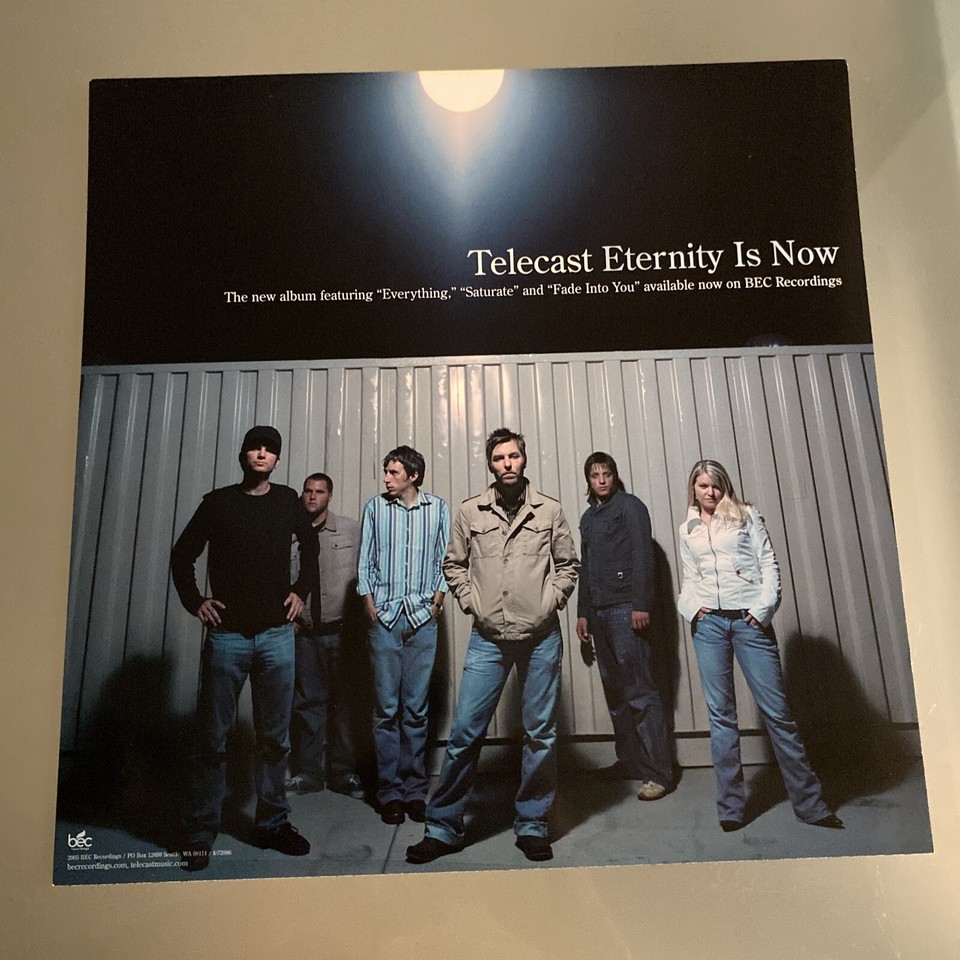 Telecast Eternity Is Now 12x12 Album Flat Poster Christian Pop Rock BEC ...