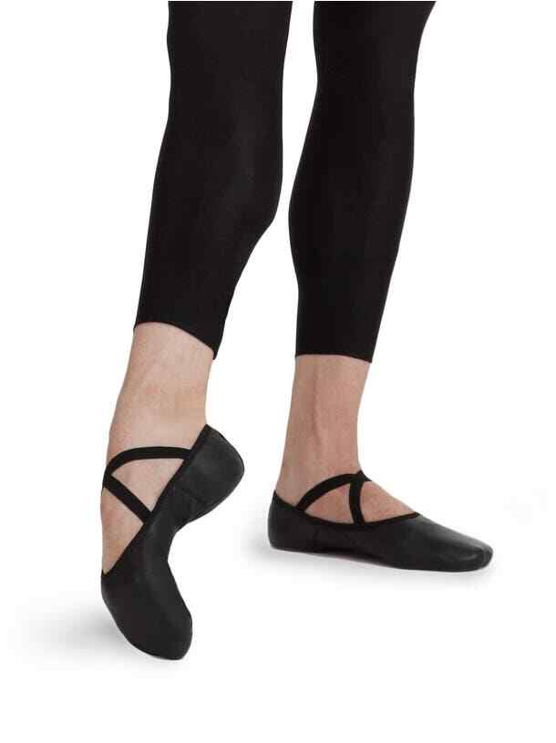 2020 Men's Romeo Leather Ballet Slippers in Black or White | eBay