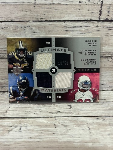 2007 Ultimate Collection - Ultimate Triple Materials #UTM-23 LaDainian ...